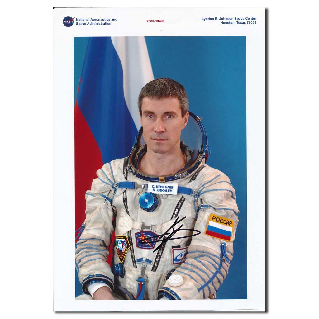 Sergey Krikalev – 8x10'' portrait – BEEN IN SPACE