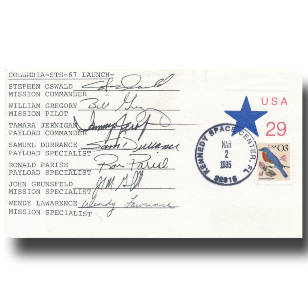 STS-67 – KSC launch cover – BEEN IN SPACE