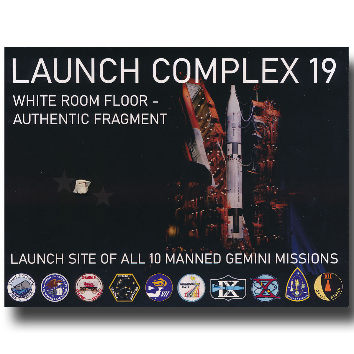 Launch Complex LC19 – all manned Gemini missions – white room fragment ...