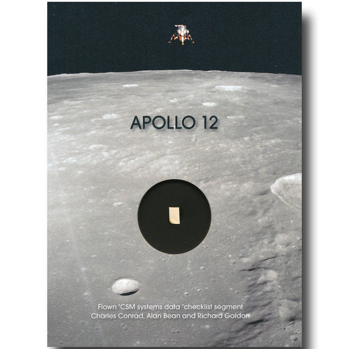 Apollo 12 moon flown checklist segment – BEEN IN SPACE