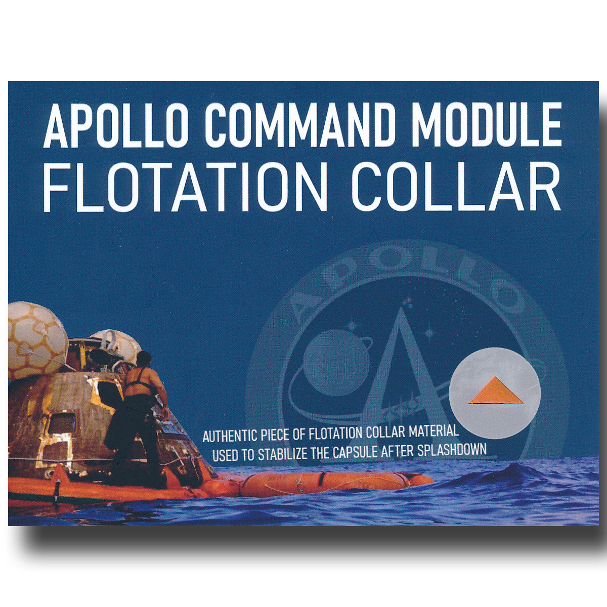 Apollo Command Module – flotation collar sample – BEEN IN SPACE